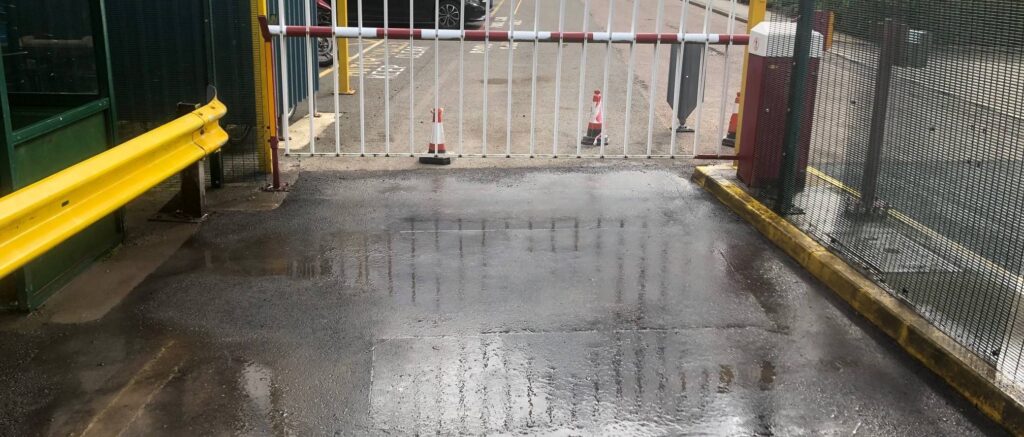 Loop Cutting In Front Of Vehicle Barriers - Sussex Gate Services